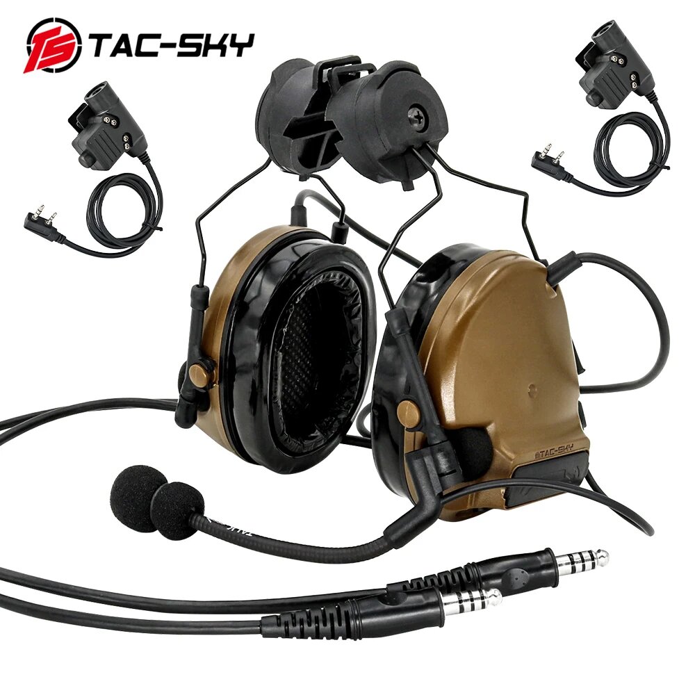 Тактические наушники TAC-SKY COMTA III, цвет C3CB
