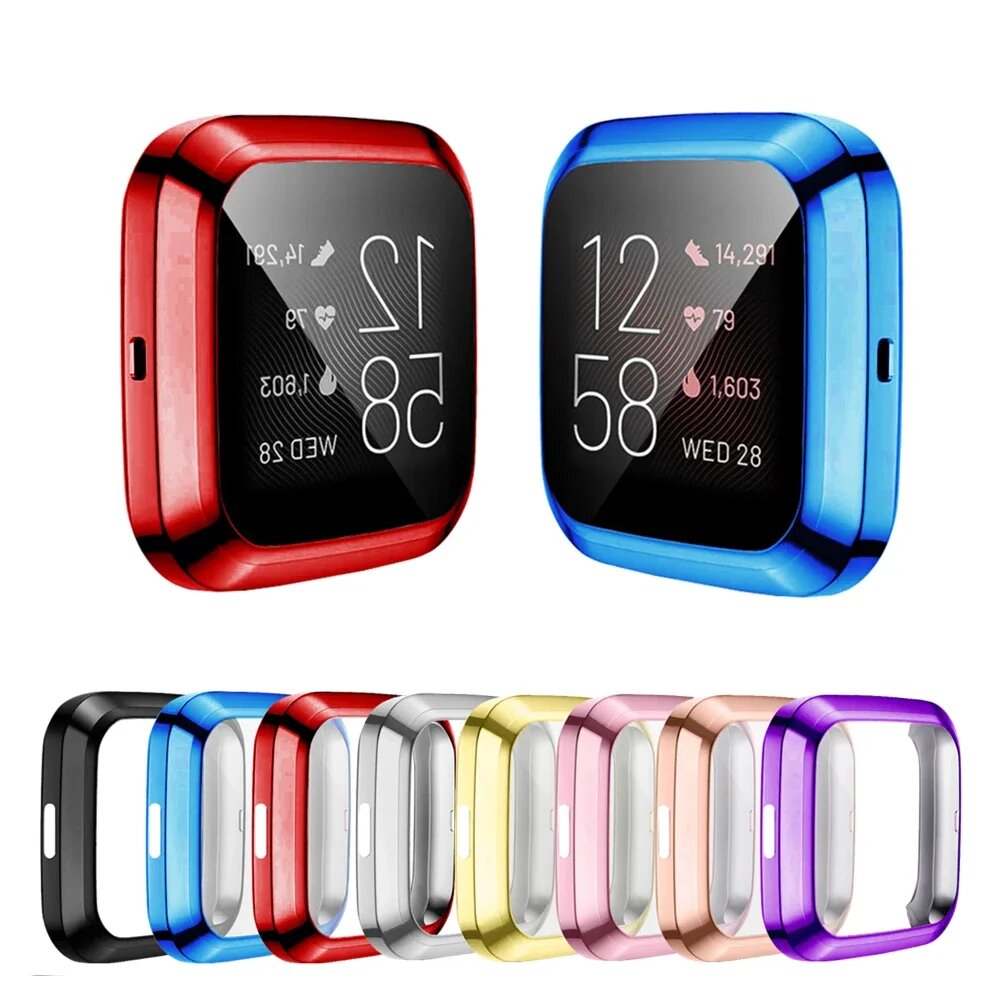 Чехол EOENKK для Fitbit Versa 2 Черный, black — фото 1