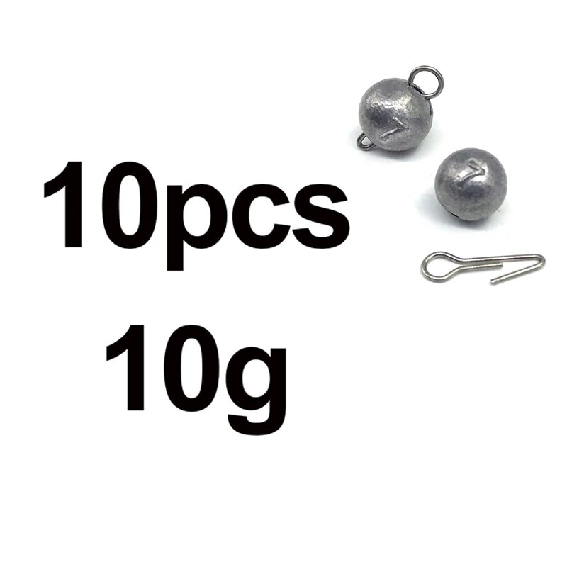Грузила 10g, 10 шт.