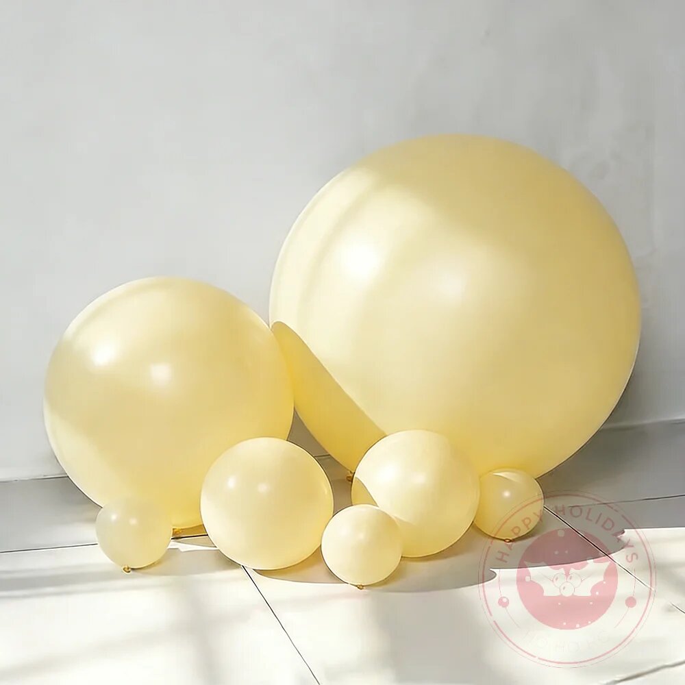 Розовые воздушные шары Globos macaron yellow, 36inch 2pcs