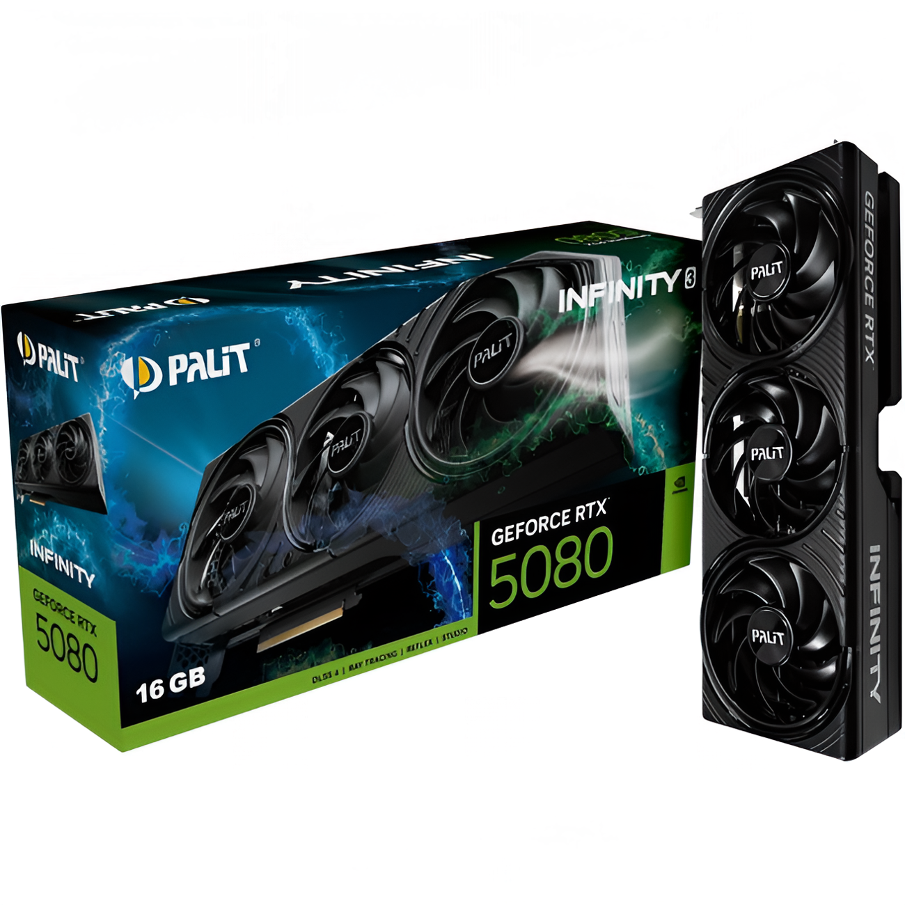 Видеокарта Palit GeForce RTX 5080 Infinity 3 16GB (NE75080019T2-GB2035S)