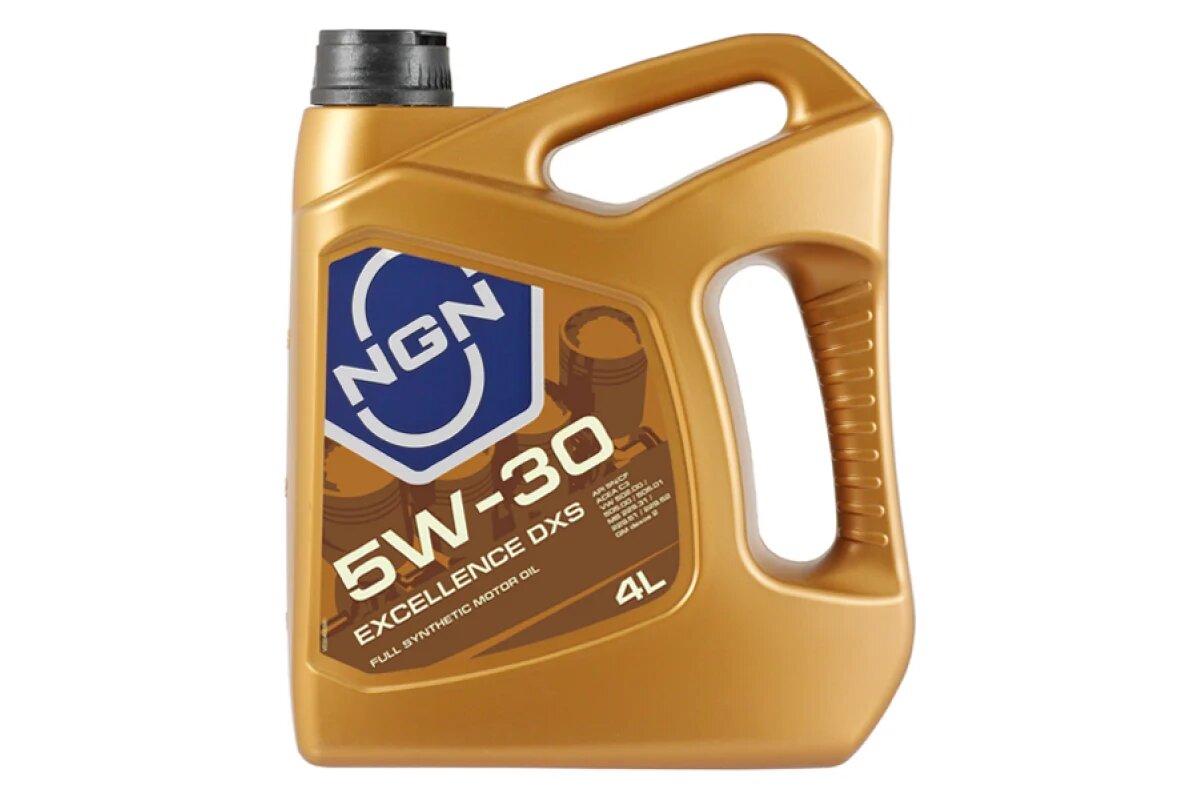 Моторное масло NGN EXCELLENCE DXS 5W-30 синтетическое 4 , артикул V272085350