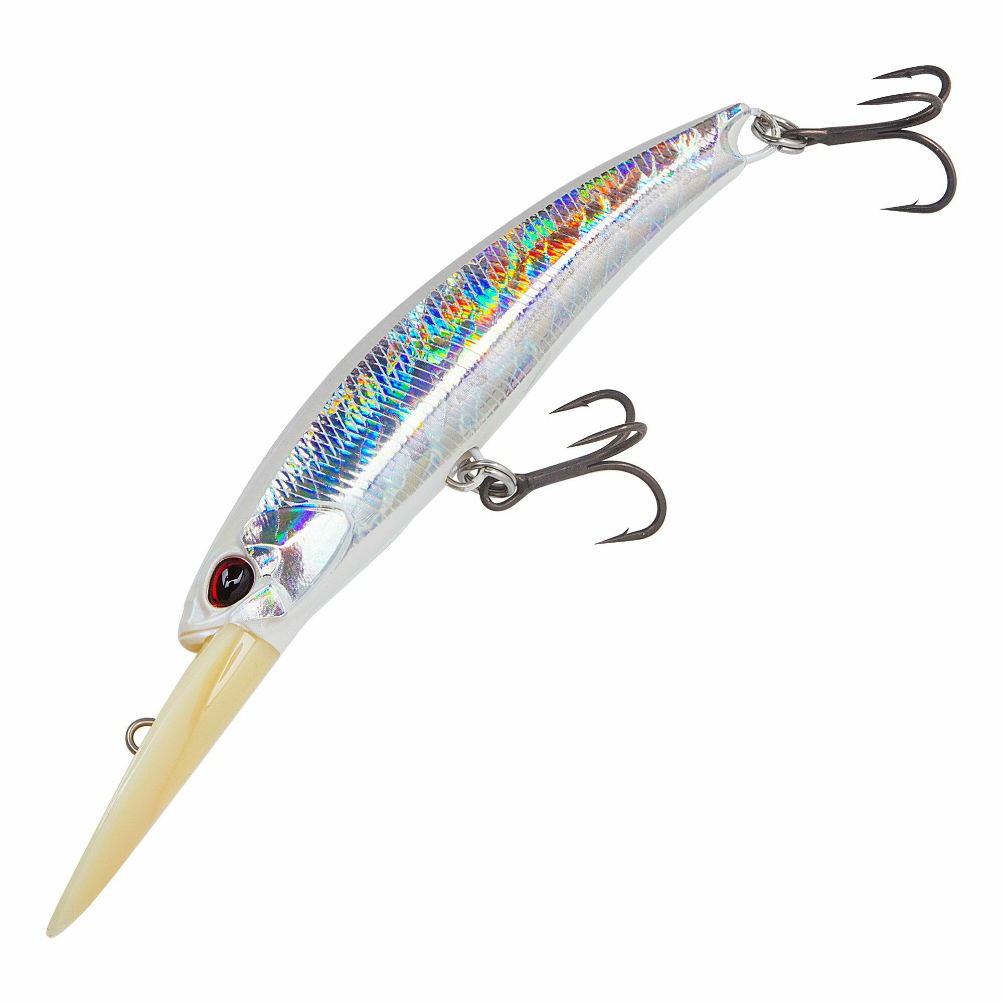 Воблер DUO Realis Fangbait DR 100 #BJO0091 Ivory Halo, всплывающий, 17,5 г.
