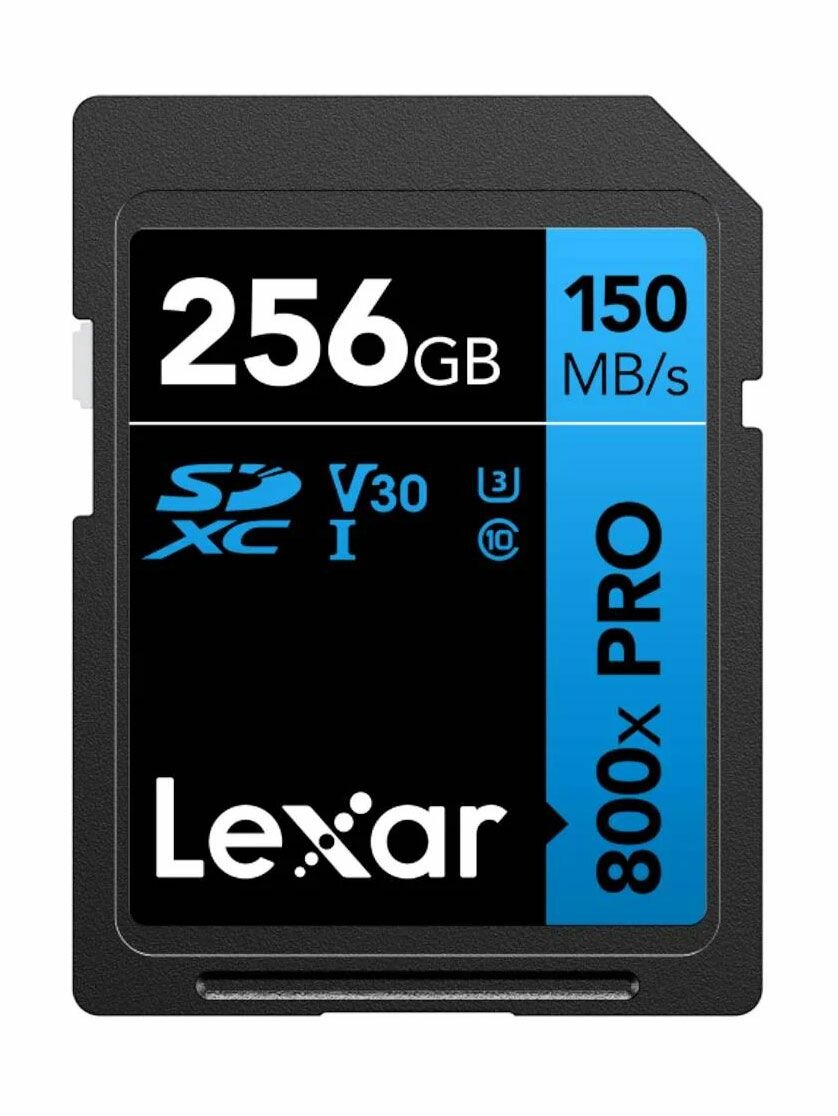 Lexar Professional PRO SDXC 256 ГБ Карта памяти SDXC, LSD0800P256G-BNNNG, Class 10