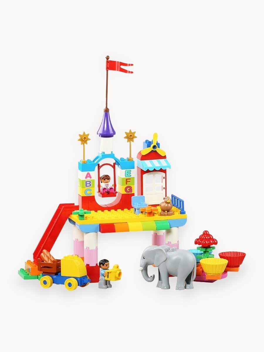 Конструктор Gorock 1051 Парк Развлечений, 80 деталей