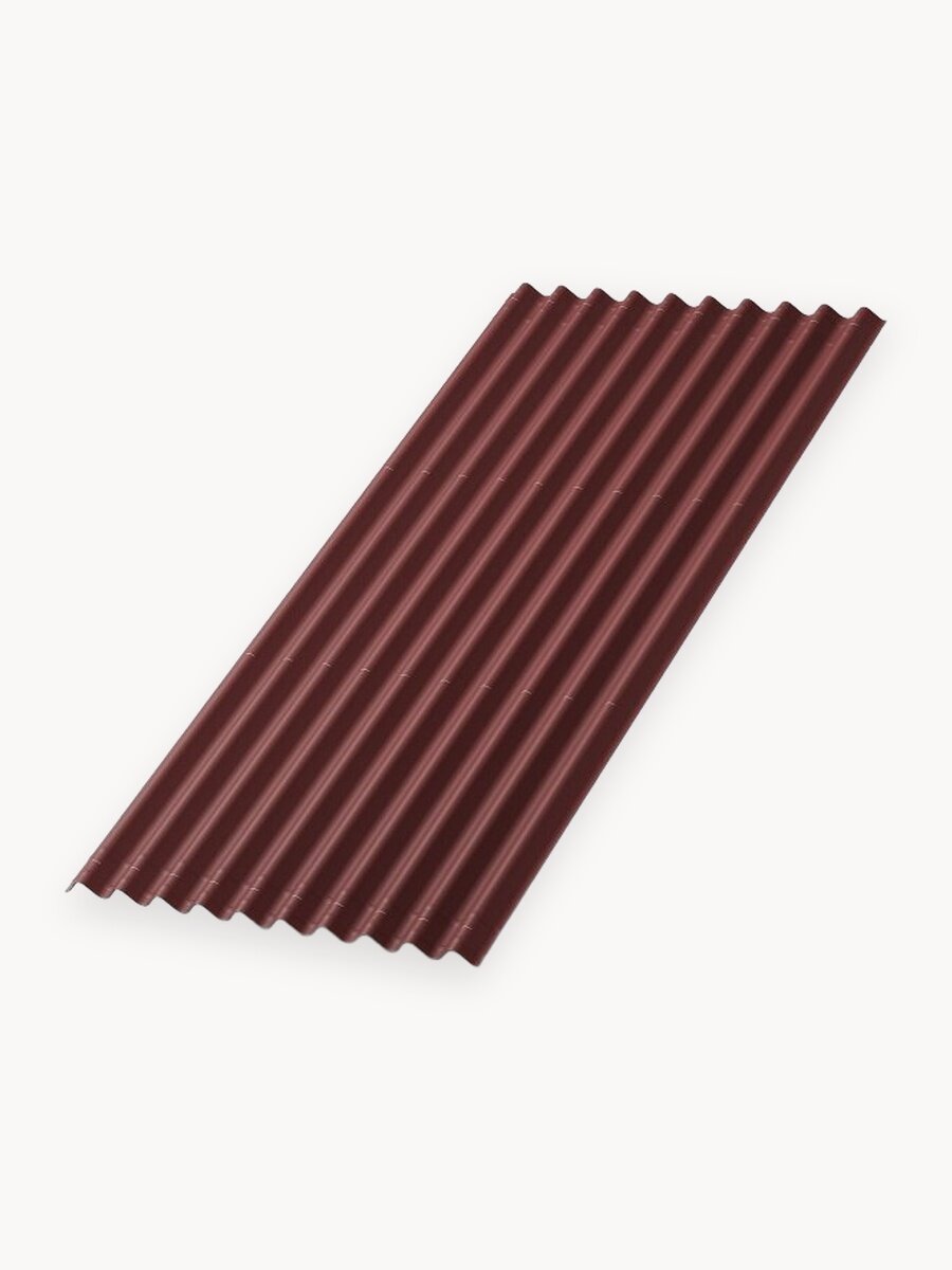 Ондулин Smart 1.95х0.95м красный цвет - 8 листов, 14,82м2/упаковка