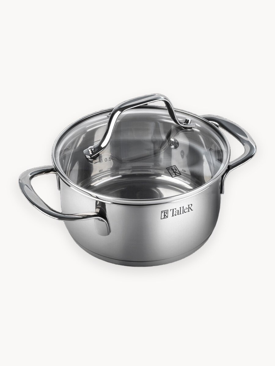 Кастрюля с крышкой TalleR TR-11082 Элиас 2.0 л, для всех типов плит