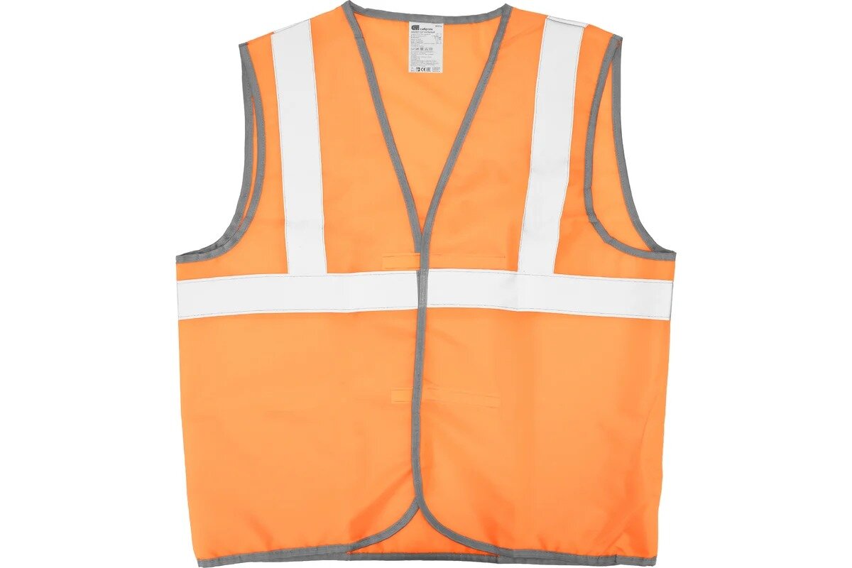 Сигнальный жилет оранжевый, XXL Сибртех 89514