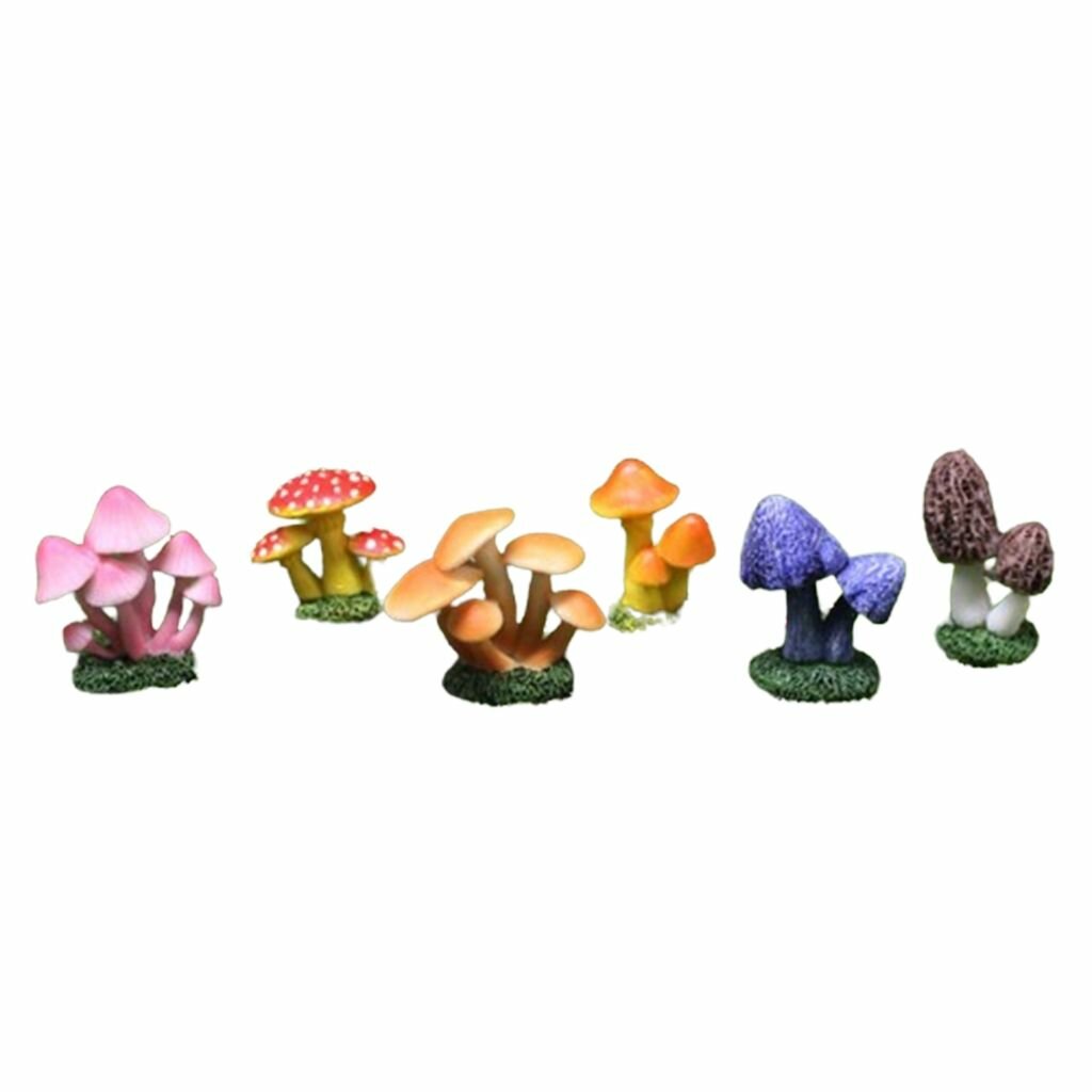 Декоративные скульптуры грибов