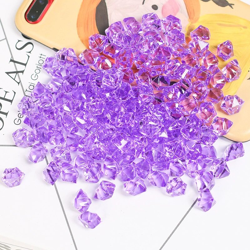 Игрушечные кристаллы, драгоценные камни, украшения из хрусталя и бусин для детей, принцесс, мальчиков и девочек,