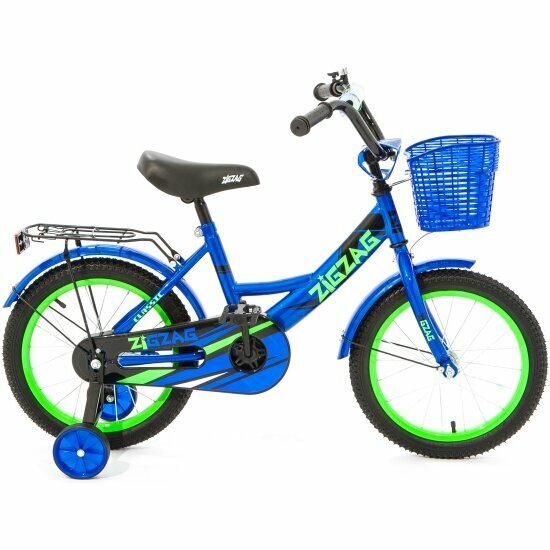 Детский велосипед Zigzag 16" CLASSIC синий