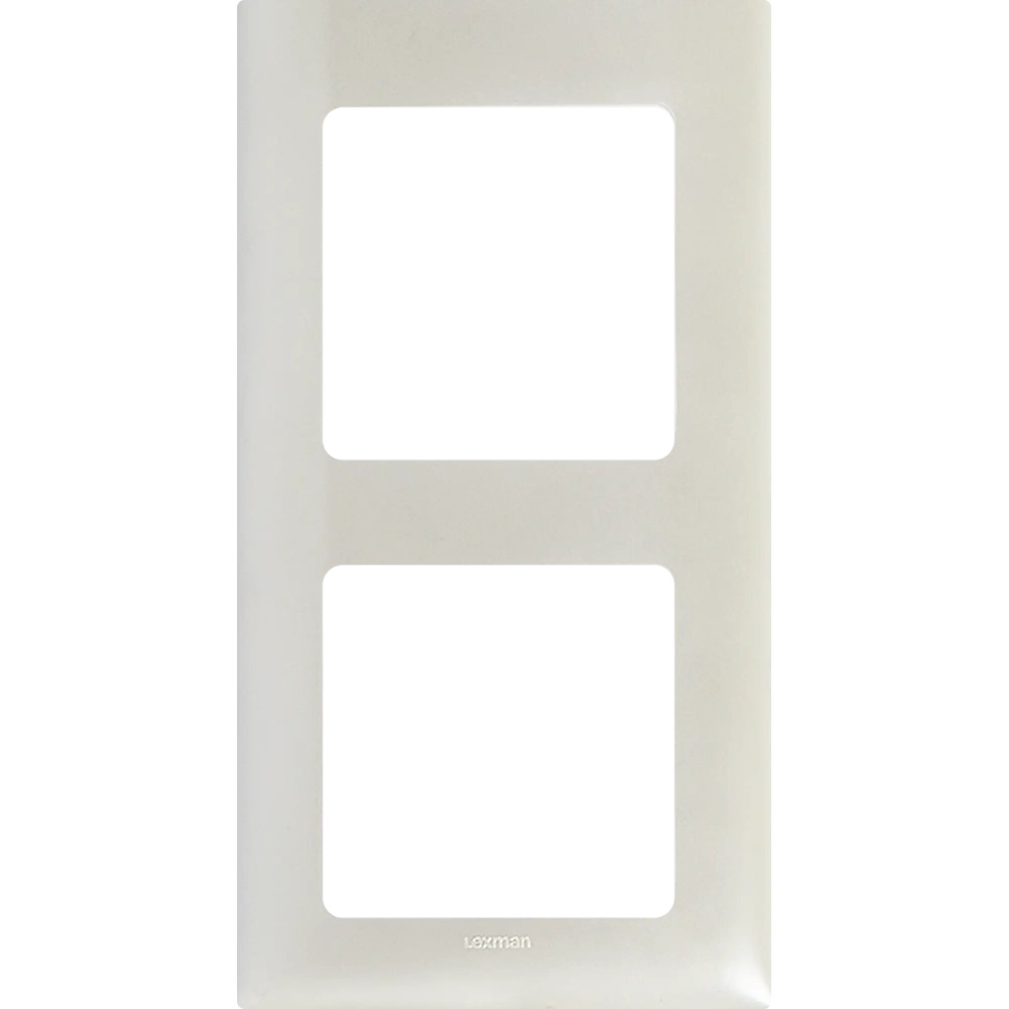 Lexman Lilian Classic 2 поста рамка для розеток и выключателей жемчужный цвет