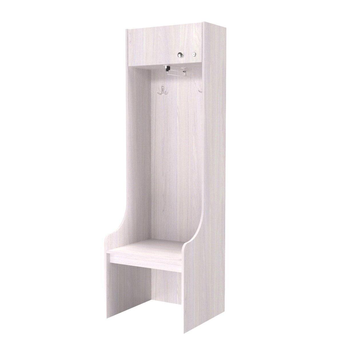 Шкаф для раздевалок Спорт-Фит №2, Ясень Анкор светлый. Производство товара - компания ТОБ.