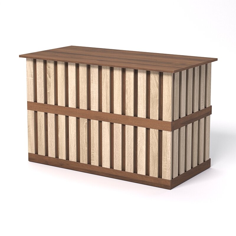 Стол руководителя №13, Орех + Дуб Сонома. Производитель товара - компания Westcom.