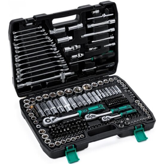 Набор инструмента Сервис Ключ чемодан, 216 предметов