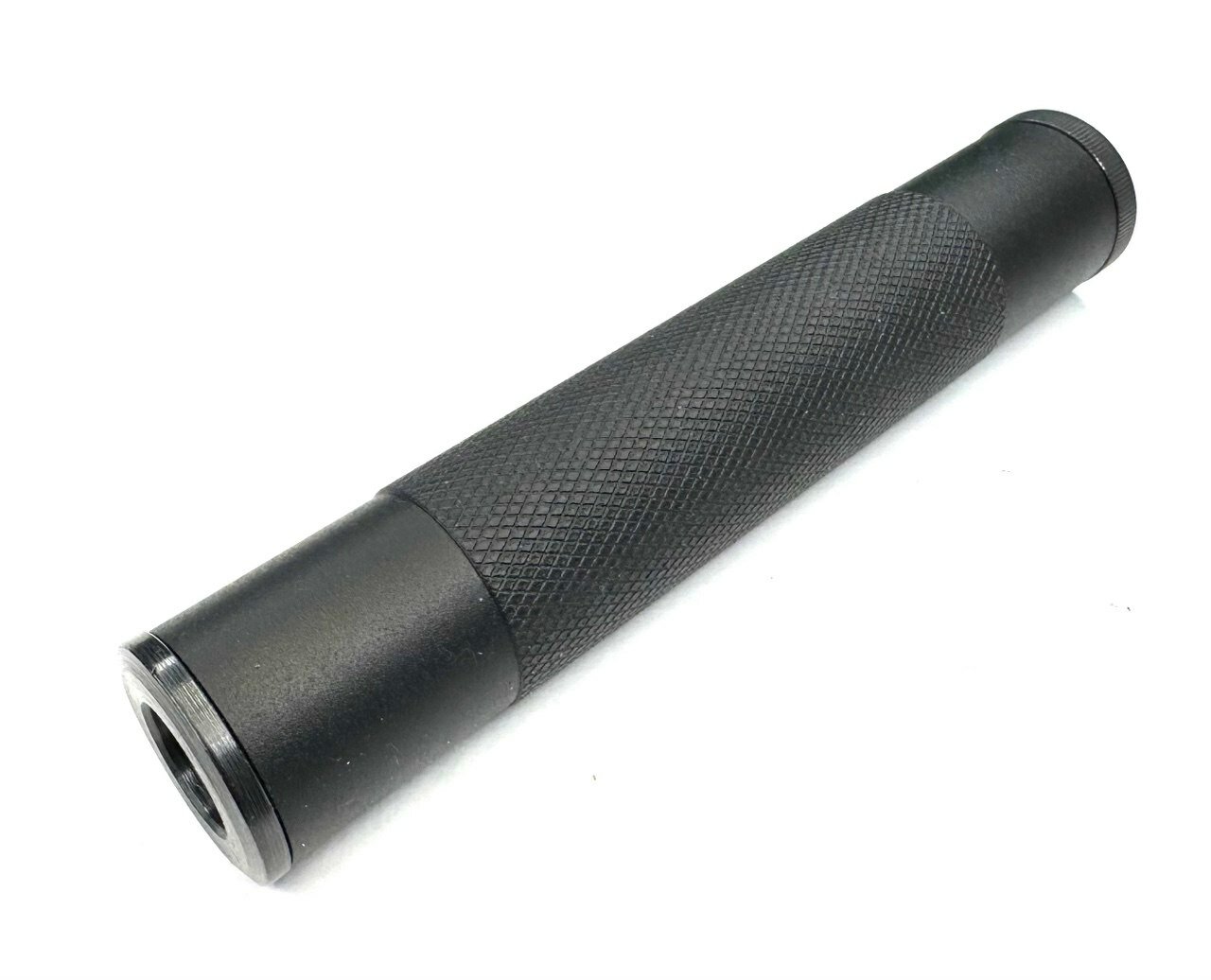 Cаундмодератор стальной T34 для пневматических винтовок Hatsan, Kral (плоское крепление в компл)