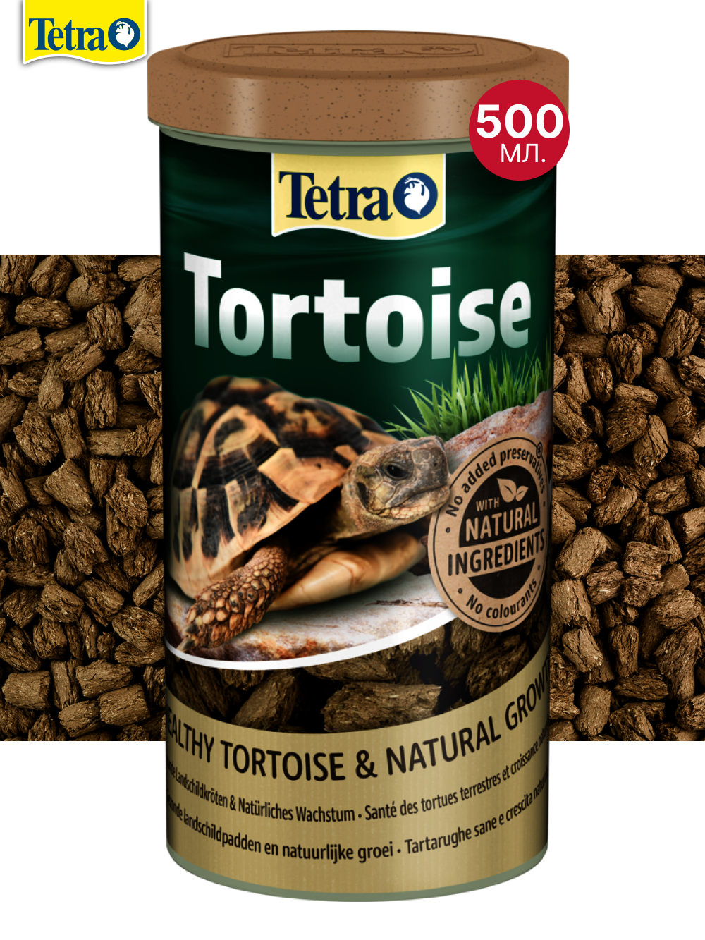 Tetra Tortoise 500мл корм для сухопутных черепах витамины, минералы