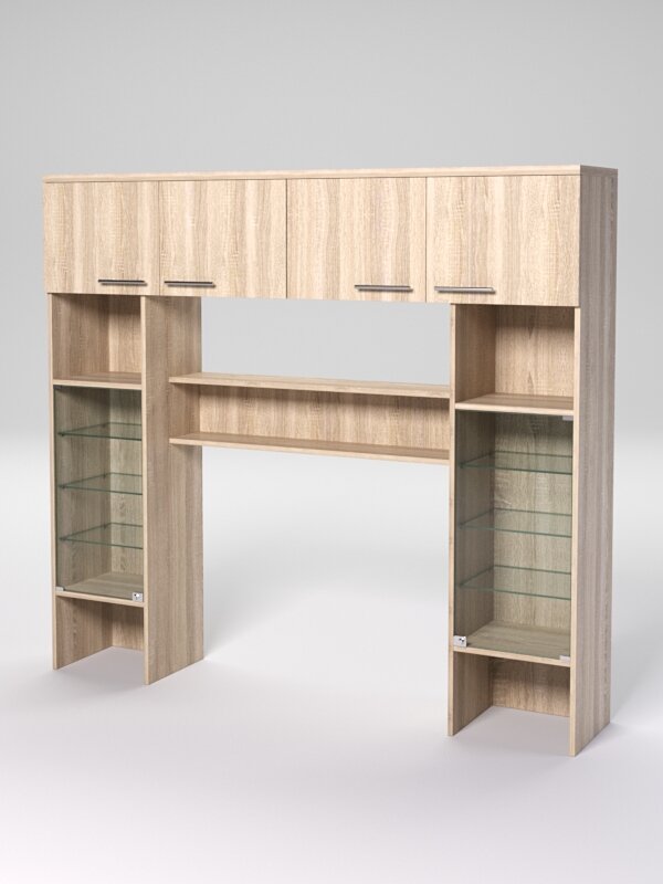 Стенка в гостиную №1, Дуб Сонома. Производитель товара - компания Westcom.