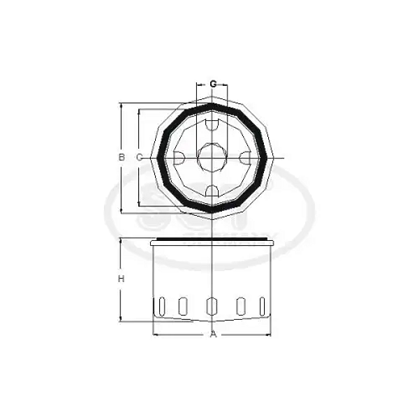 SCT GERMANY sg1340 (31726AN800 / 38325AA032) фильтр акпп Subaru (Субару) Forester (Форестер) / Impreza (Импреза) / Legacy