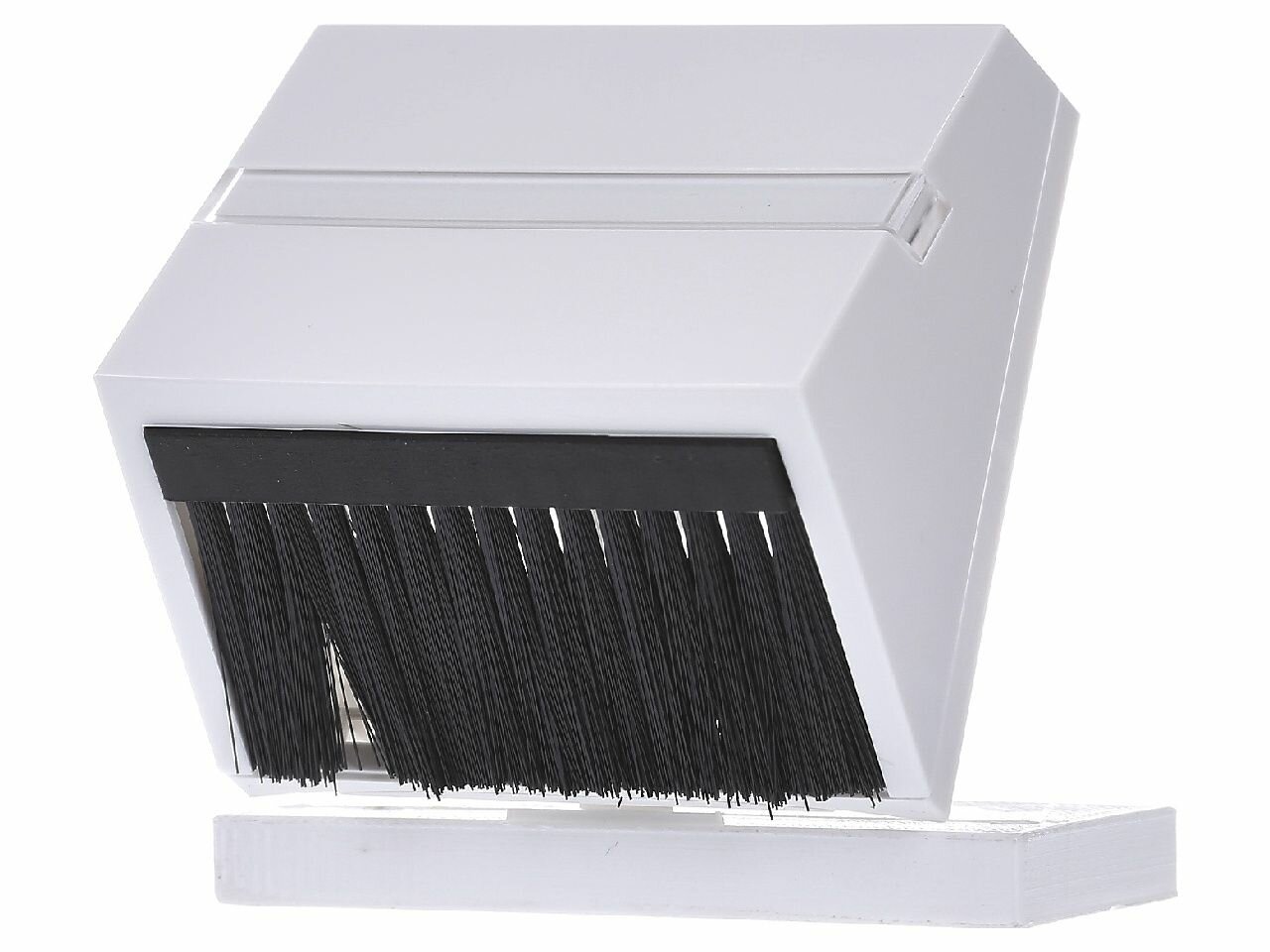 Лицевая панель Gira System 55 приборов с квадратной панелью наклонным выходом чисто-белый глянцевый 068203