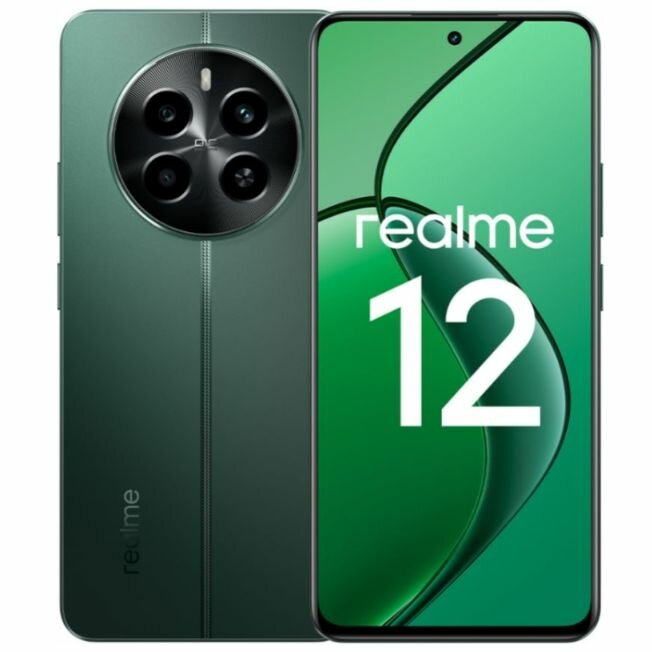 6,67" Смартфон realme 12 4G 8 Гб/512 Гб (2026365) зеленый