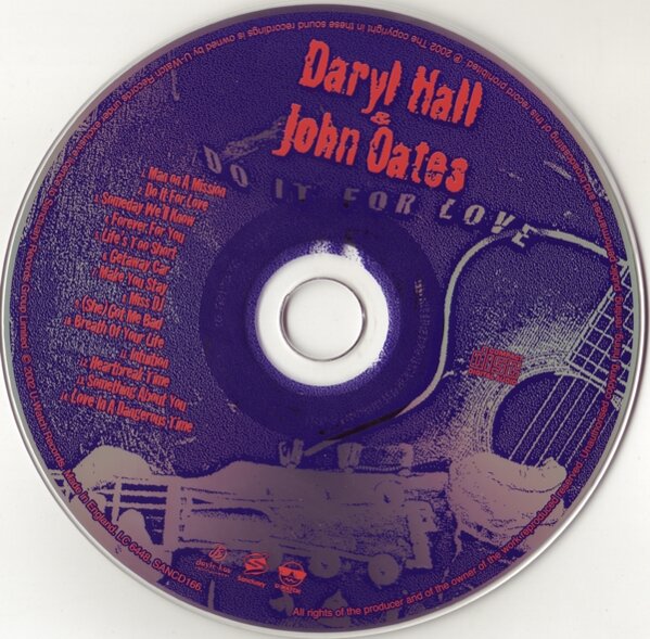 Диск Daryl Hall & John Oates - Do It For Love (1 CD) — фото 1