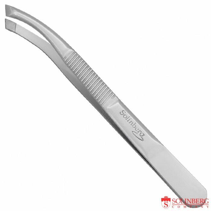 Пинцет скошенный 250-1441 Solinberg