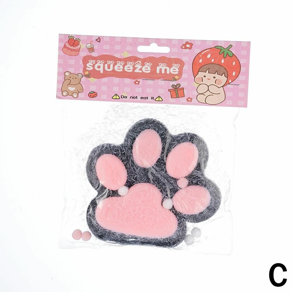 Сквиш большая лапка Игрушка для снятия стресса Кошачья лапа