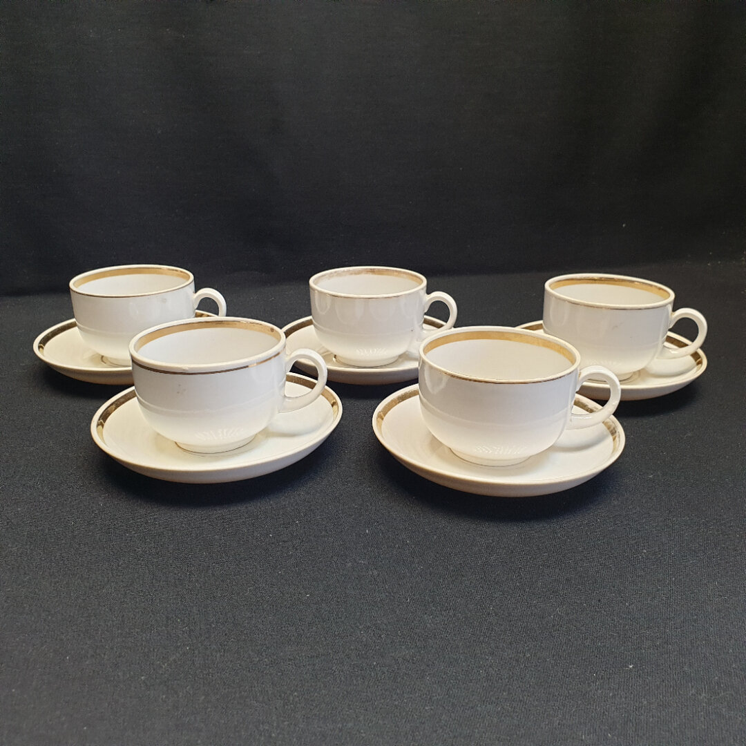 Кофейная пара, Дулевский фз 120 мл, Винтаж СССР, цена за 1 шт.