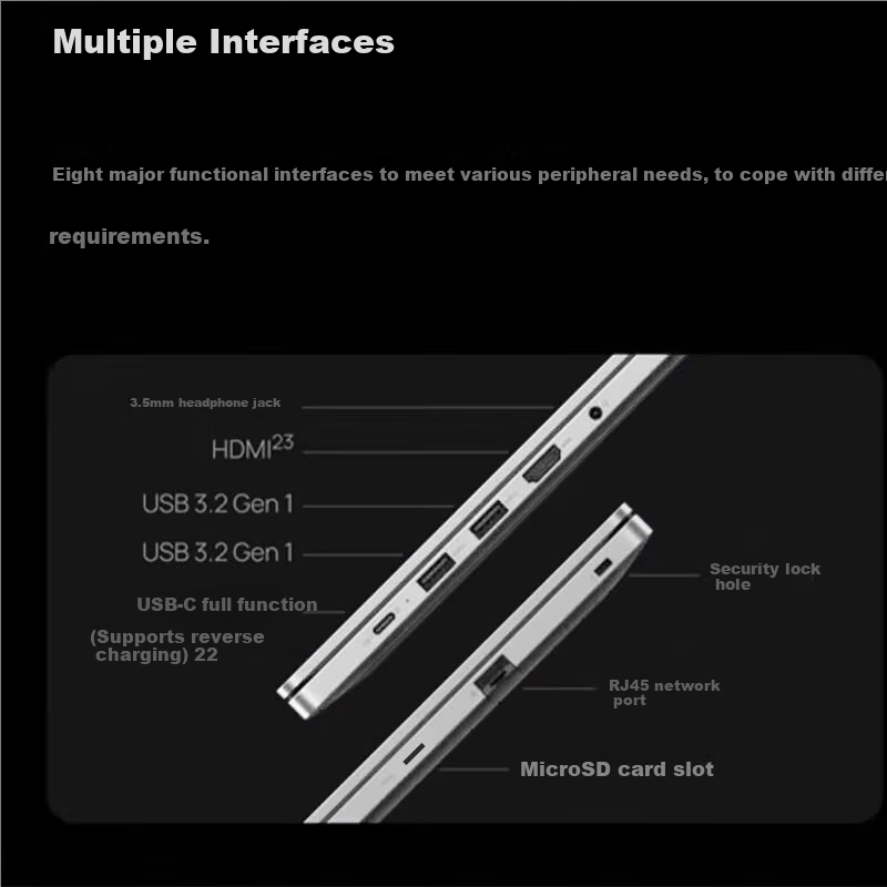 HUAWEI MateBook D 14 Gen2 14-inch Thin and Light Business Laptop I5-1340P/16GB/512GB SSD/office/Moonlight Silver