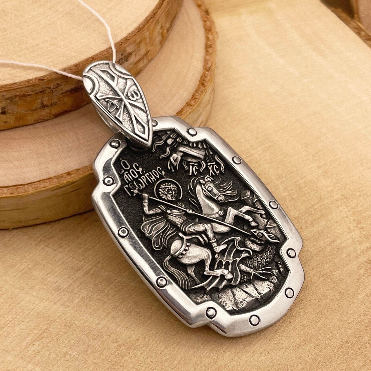 Подвеска, серебро, 925 проба, оксидирование, чернение