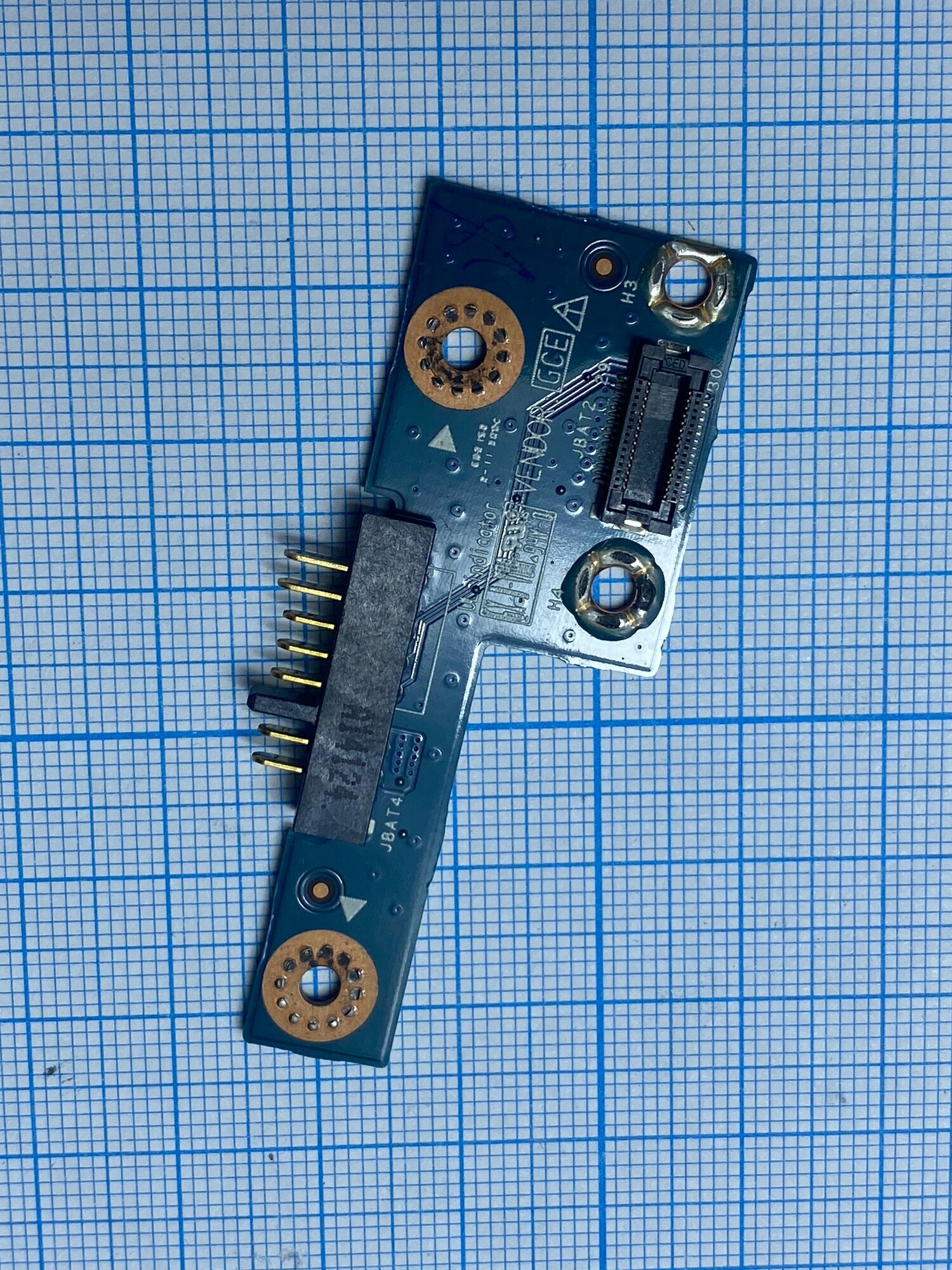 Плата разъема аккумулятора Lenovo B50-45 (