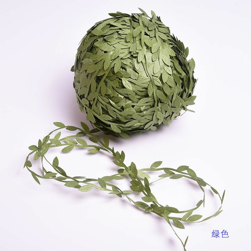 Лента из листьев мешковины, натуральная джутовая веревка из ротанга для настенного монтажа, для деревенской свадьбы, дома, сада, вечеринки в джунглях, декора для поделок своими руками