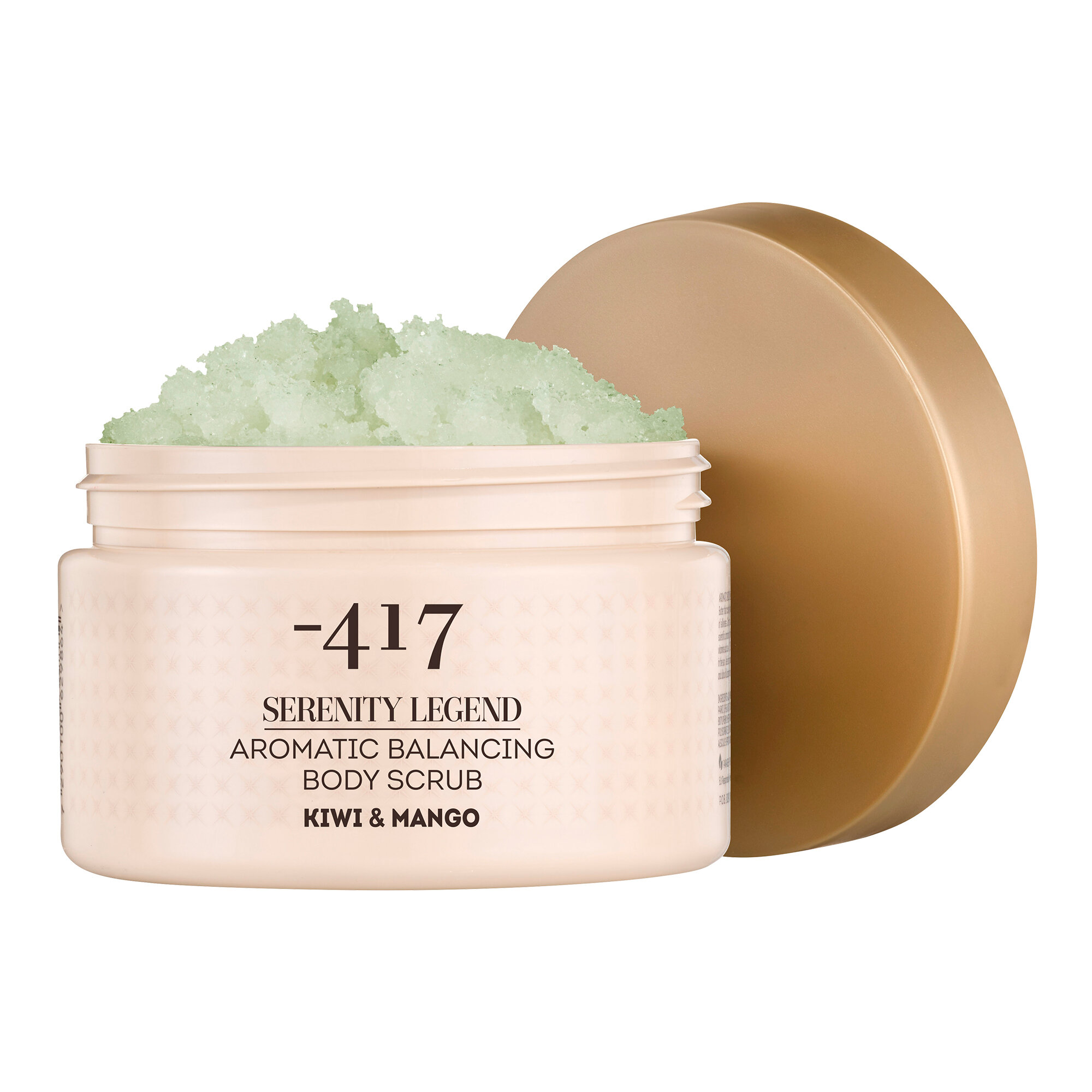 Скраб для тела с солью Мертвого моря "Киви и Манго" 400 гр