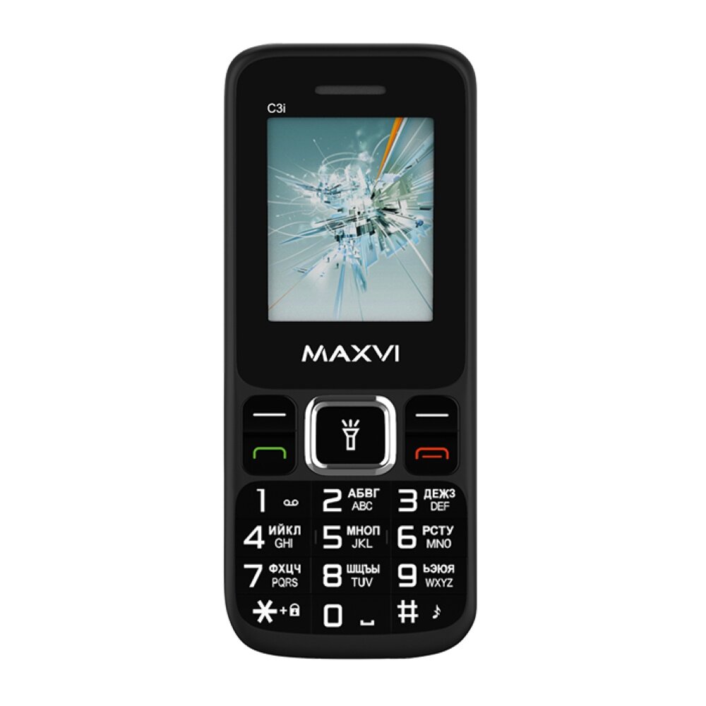 Мобильный телефон MAXVI C3I Black