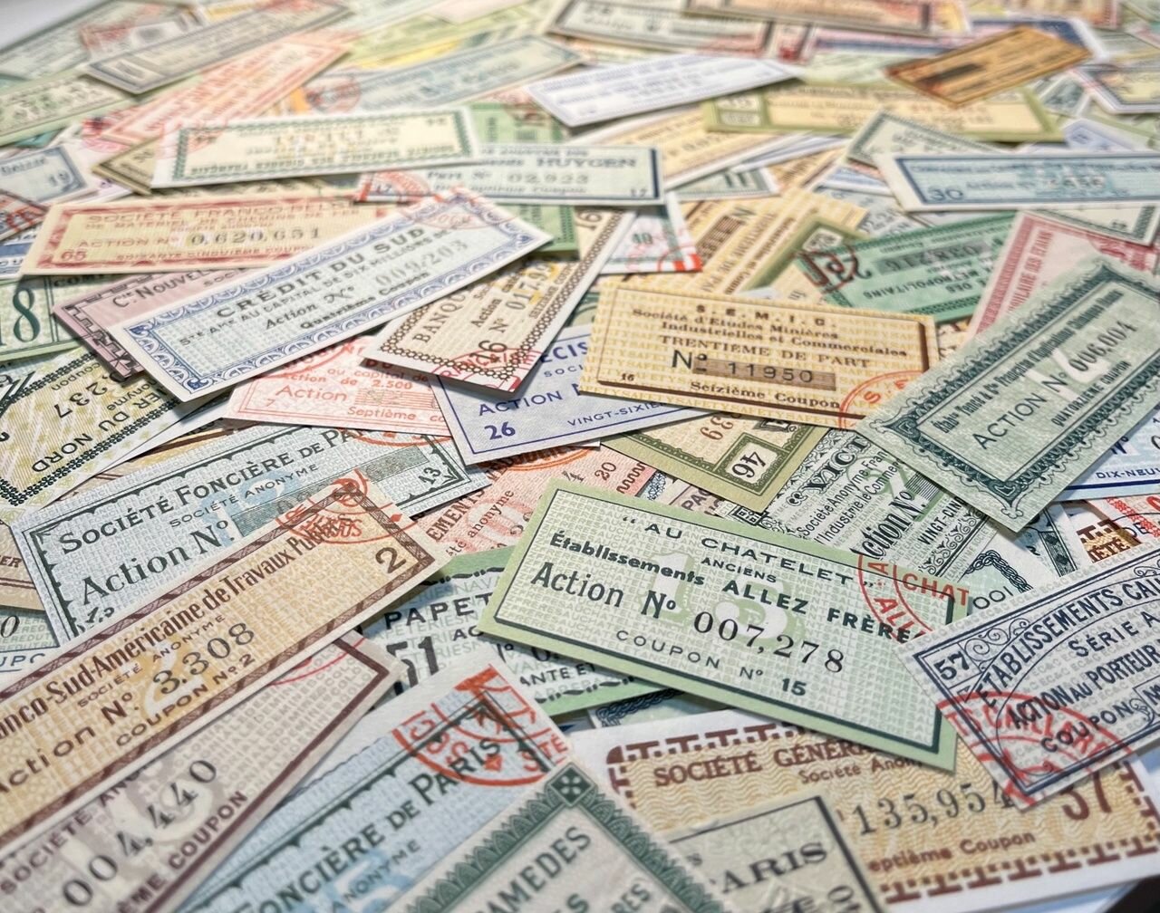 Купоны от акций иностранных компаний (3 штуки)