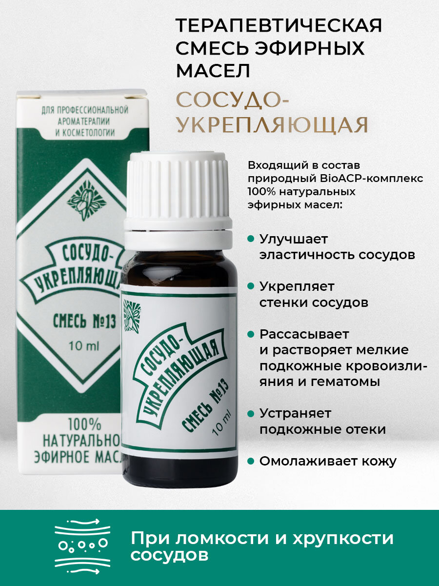 ЦА Ирис Смесь эфирных масел №13 “Сосудоукрепляющая”