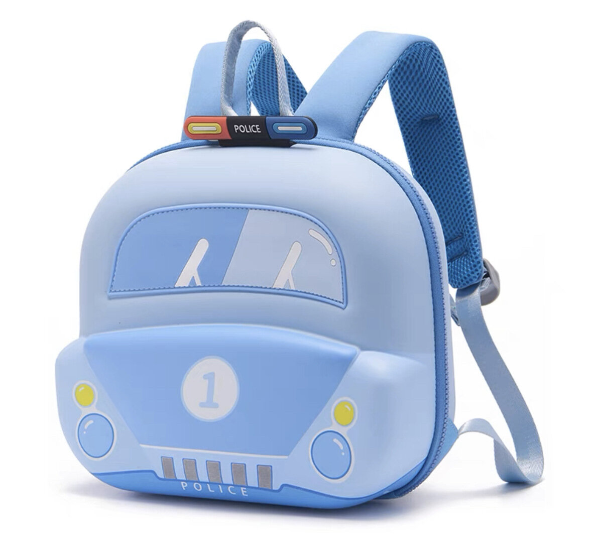 Рюкзак школьный Youlai "Полицейская машина", EVA, синий, 5.0