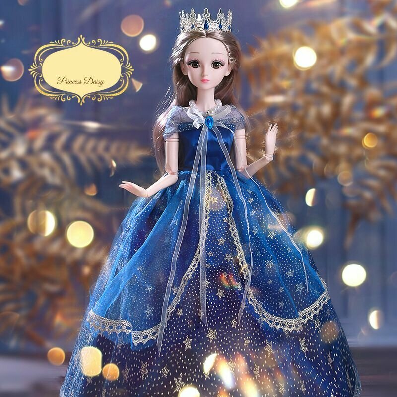 Кукла дисней Холодное сердце принцесса Эльза с набором аксессуаров , Кукольный игровой набор для девочек в подарок