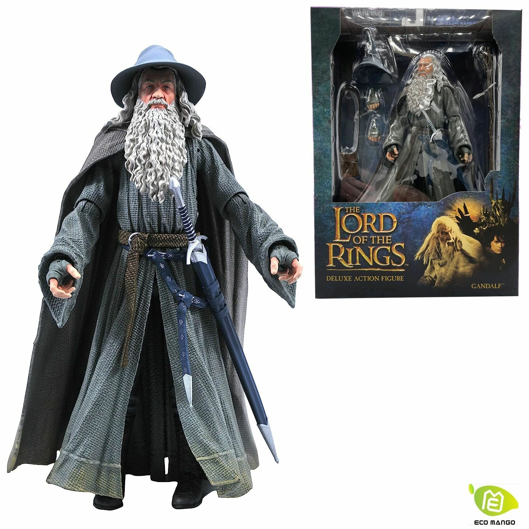 Фигурка DIAMOND SELECT TOYS Властелин колец: Гэндальф, 7 дюймов Gandalf
