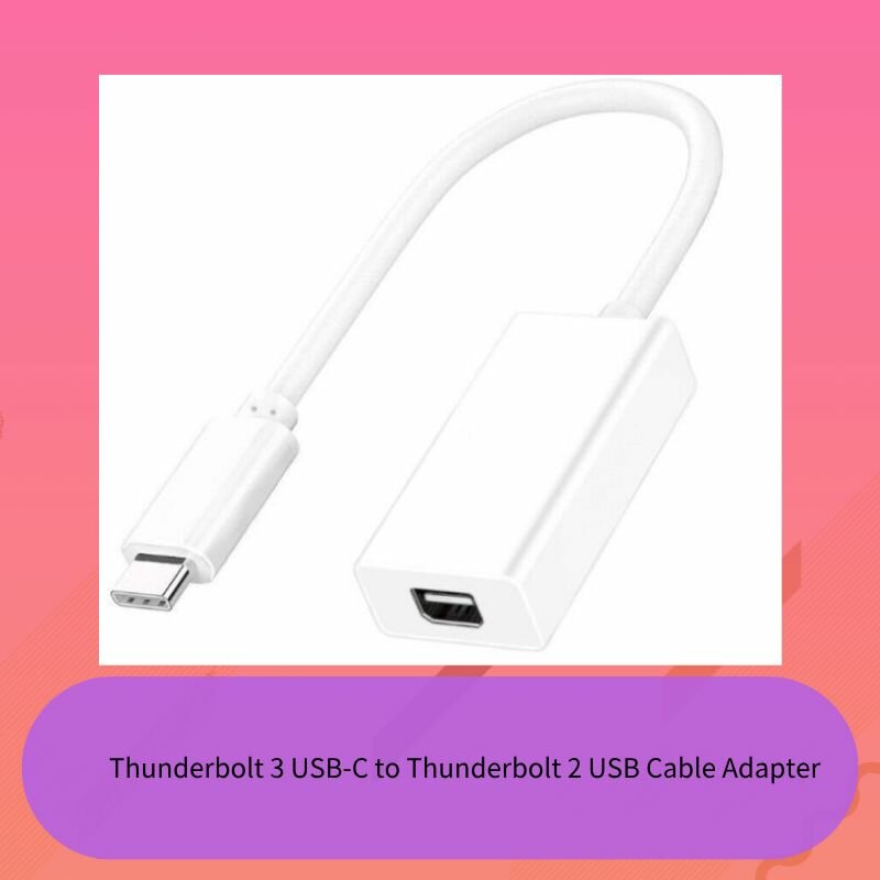 A1790 для Apple Thunderbolt 3 USB - C до Thunderbol 2 адаптер кабель MMEL2 Официальный белый