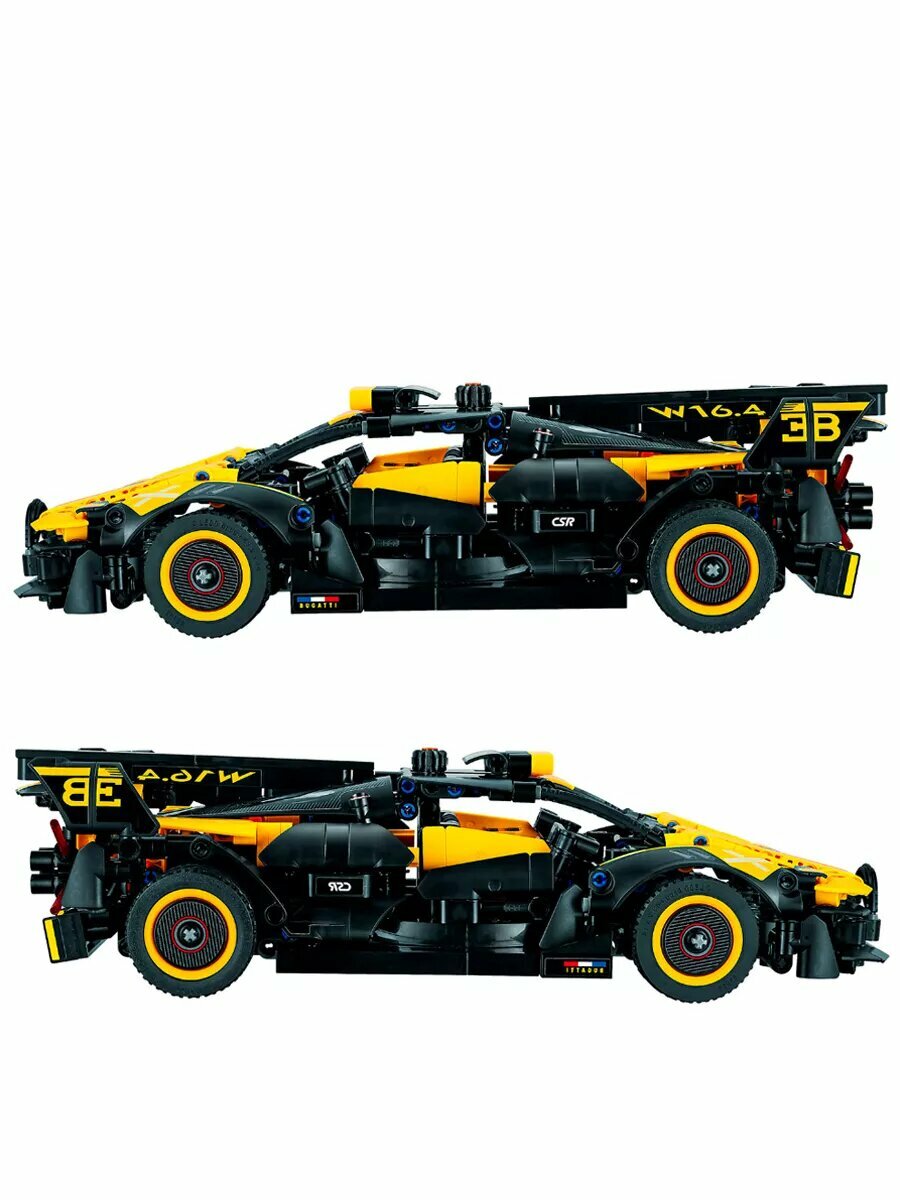 Конструктор Technic Bugatti гоночный болид, машинка для мальчиков, совместим с лего — фото 1