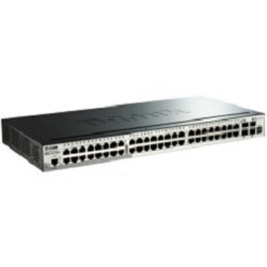 Коммутатор D-Link DGS-1510-52X / A2A PROJ Управляемый L2+ стекируемый коммутатор с 48 портами 10 / 100 / 1000Base-T и 4 портами 10GBase-X SFP+