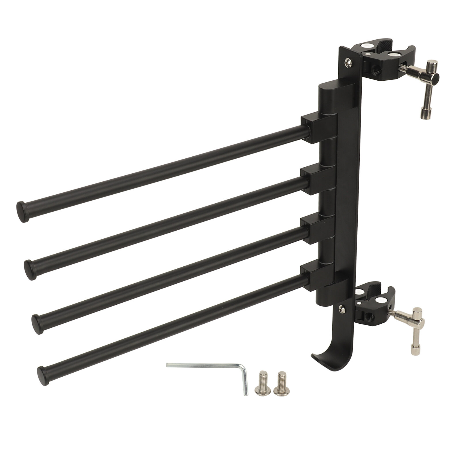 Стеллаж для сушки одежды для автодома, алюминиевый, многофункциональный, антикоррозийный, вращающийся на 180°, вешалка для кемпера-прицепа