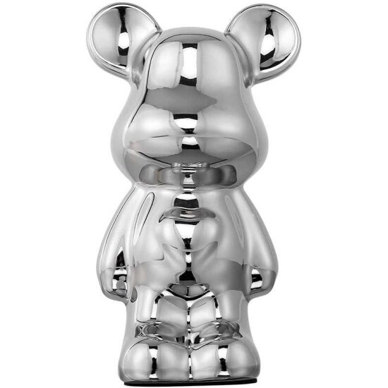 Статуэтка настольная Arthome Decor ArtHomeDecor FUNNY BEAR 6652 SILVER