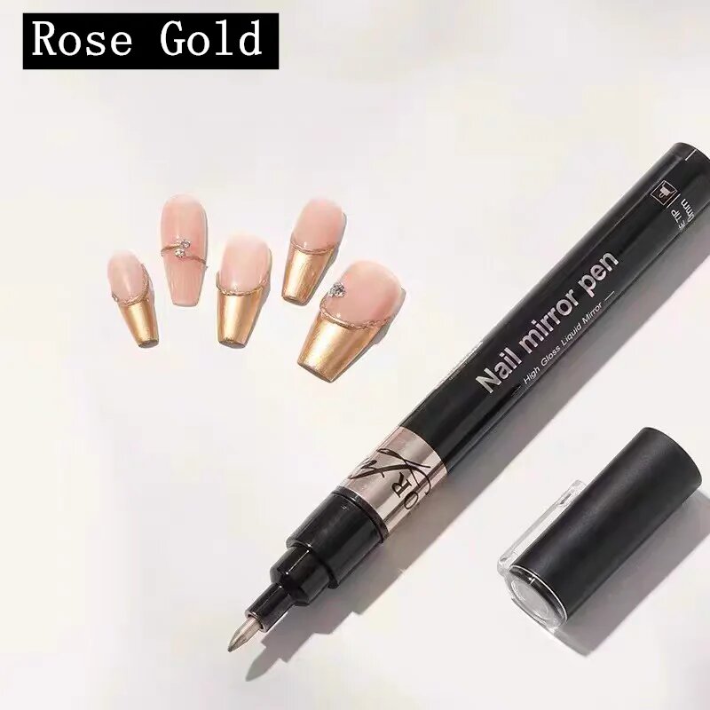 Маркер для ногтей Rose Gold Misscheering