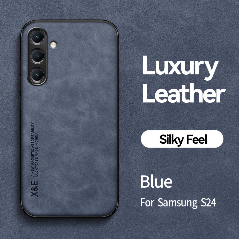Подходит для Samsung Galaxy S24/ Самсунг Галакси S24 Чехол для смартфона, с защитой камеры и противоударным кожаный, S24, подставка, soft touch,360° Полная защита, резина, пластик, искусственная кожа,