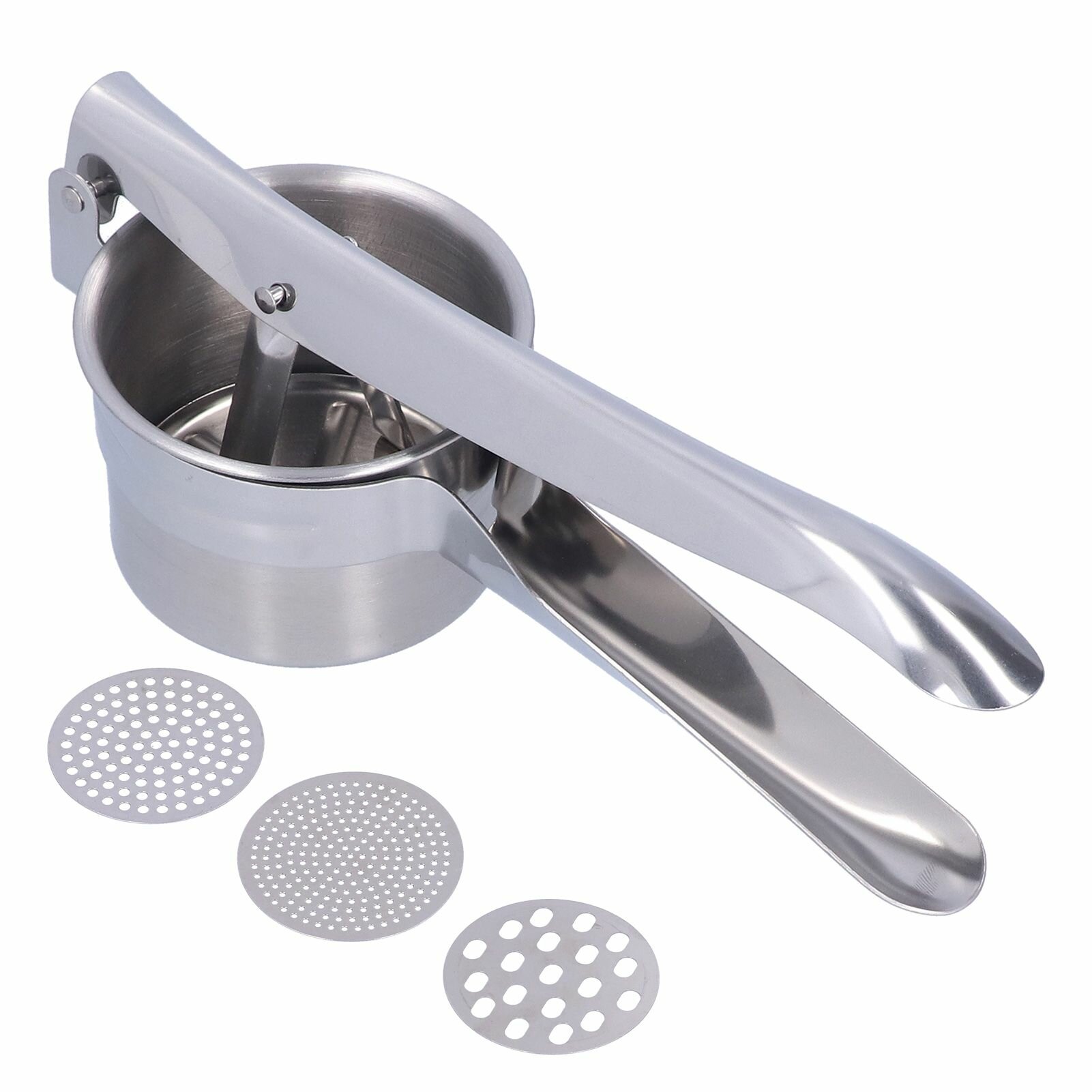 3-в-1 пресс для пюре/сока из нерж. стали