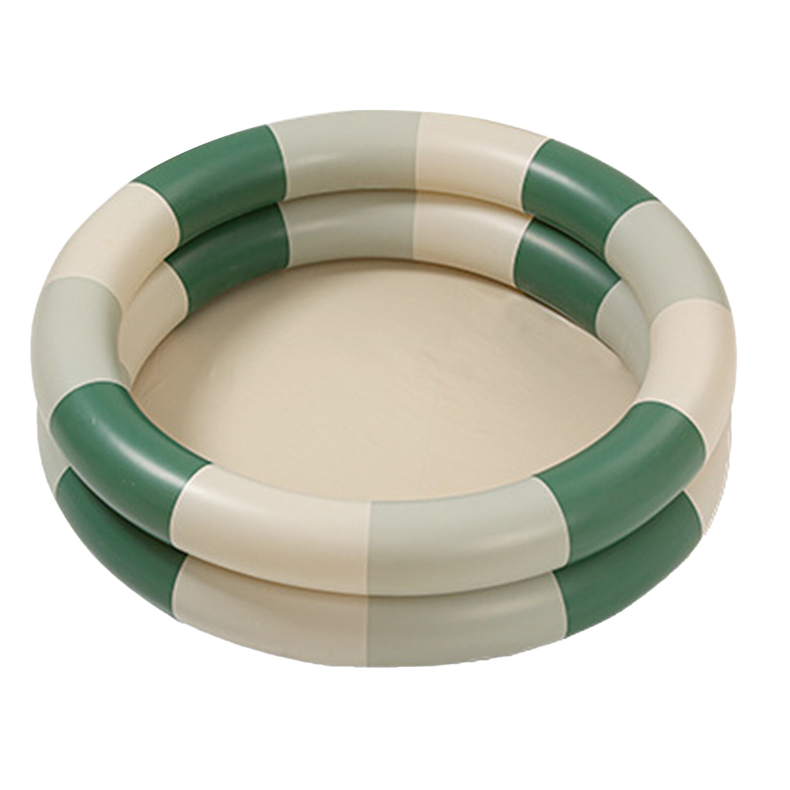 Надувной бассейн для детей, ретро, для плавания, семейный, милый, стильный, утолщенный, с зеленой полоской