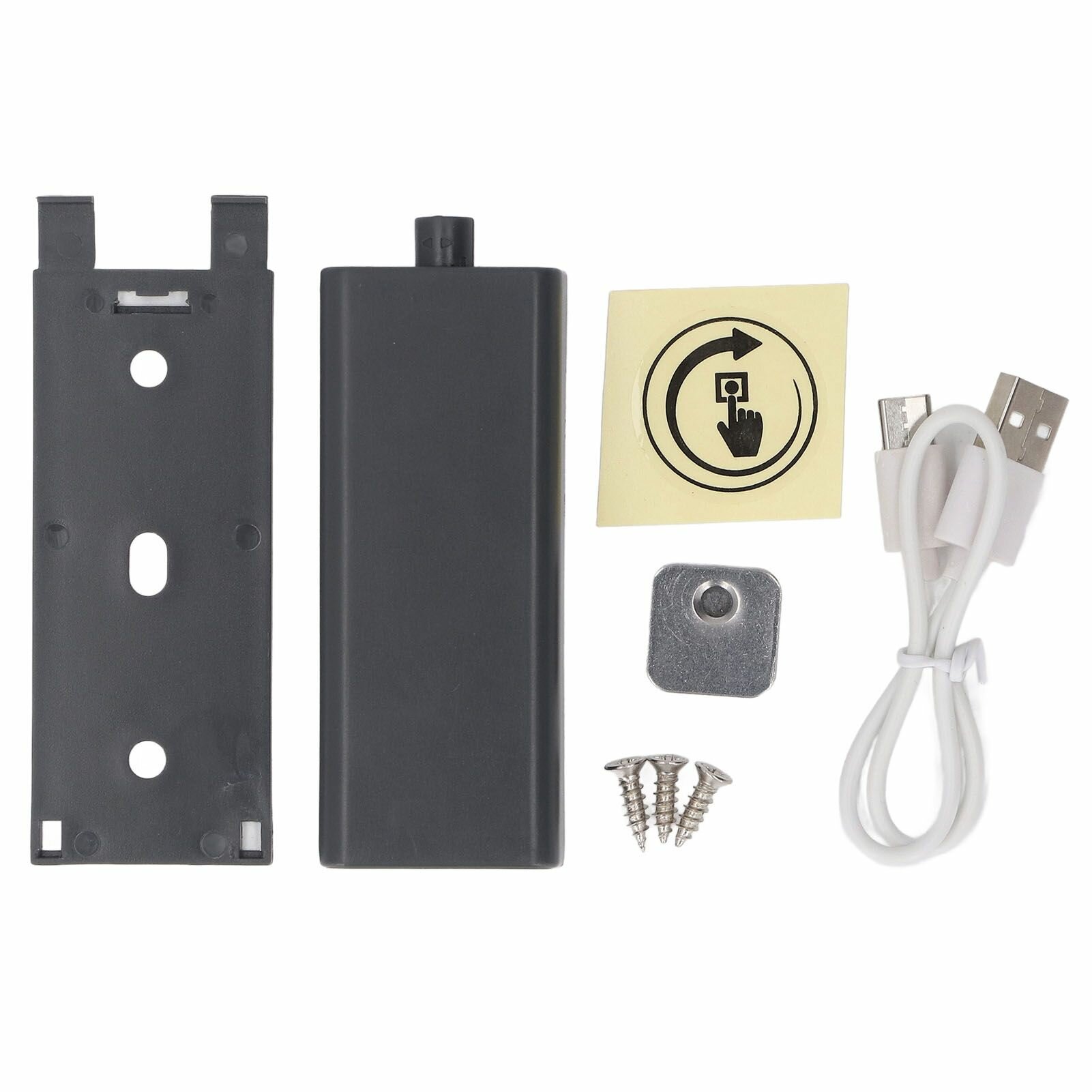 Push Latch Smart Automatic Electric Magnet Push Opener для ящиков шкафа, дверей шкафа, серых и черных дверей